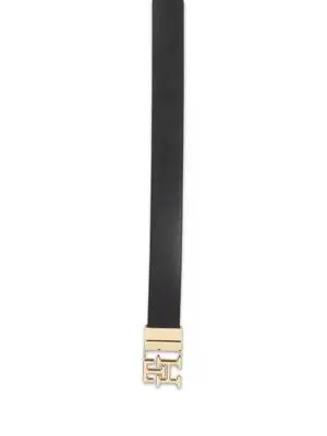 Tommy Hilfiger Monogram Buckle Leather Belt