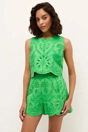 MARIE OLIVER Davis Top - Emerald