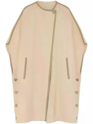 YVES SALOMON Cashmere-blend Cape