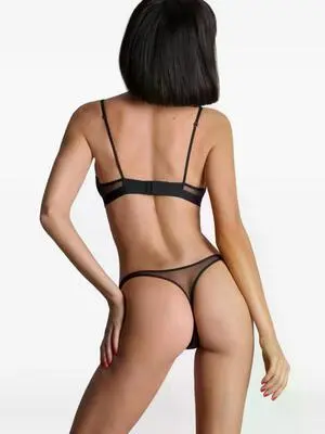 MAISON CLOSE Pure Tentation Bralette - Black