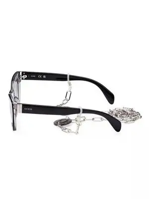 Guess Chain-embellished Cat-eye Sunglasses