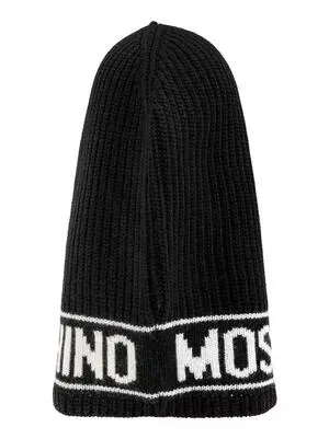 Moschino Logo-intarsia Knit Balaclava
