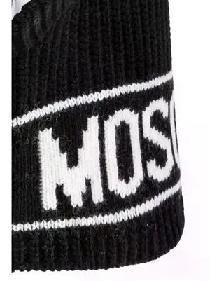 Moschino Logo-intarsia Knit Balaclava