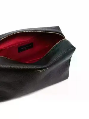 ASPINAL OF LONDON Pebbled Leather Makeup Bag