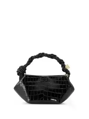 GANNI Crocodile-effect Mini Bag