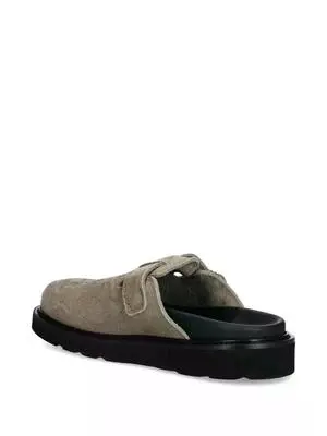 Kenzo Matto Buckled Mules - Neutrals