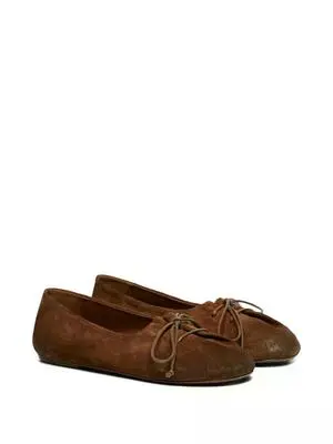 Marsèll Girella Suede Ballet Flats - Brown