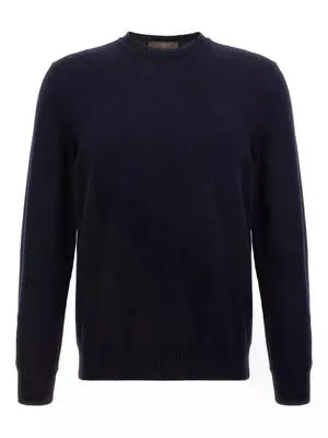 ZANONE Wool Crewneck Sweater - Blue