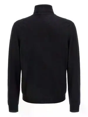 ZANONE Turtleneck Cuffed-sleeve Sweater - Blue