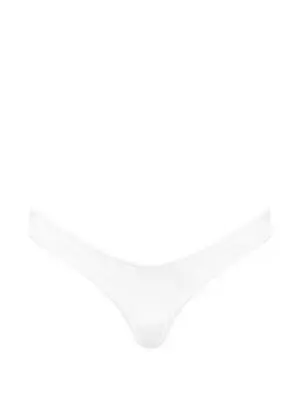 MAISON CLOSE Pure Tentation High-cut Thong - White