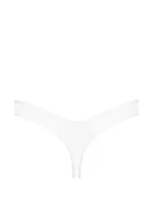 MAISON CLOSE Pure Tentation High-cut Thong - White