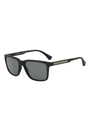 Emporio Armani Square-framed Sunglasses - Black