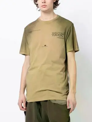 ISO.POETISM Slogan-print Short-sleeve T-shirt
