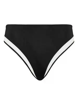 MAISON CLOSE Pure Tentation Open High-waisted Briefs - Black