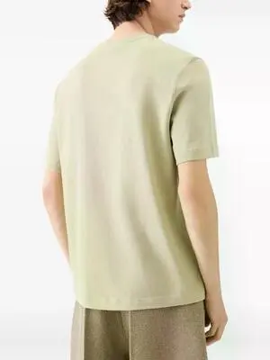Jacquemus Gros Grain Logo-patch T-shirt - Green