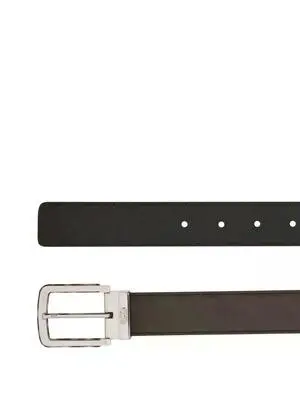 FERRAGAMO Reversible Leather Belt - Black