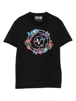 Versace Logo-print T-shirt - Black