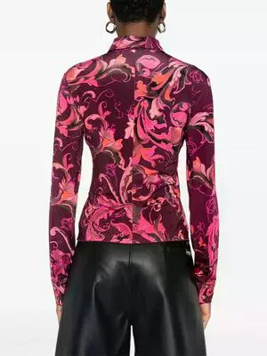 Versace Porcelain Barocco Button-up Shirt