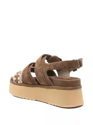 Mou Buckle-embellished Platform Sandals