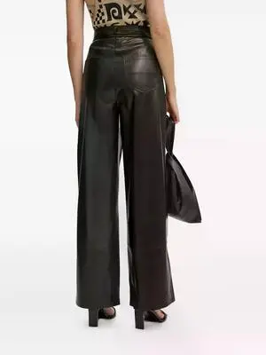 Nanushka Faux-leather Drawstring Trousers
