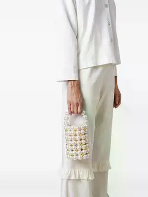 VANINA Le Comino Pearl Beaded Bag