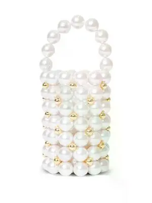 VANINA Le Comino Pearl Beaded Bag