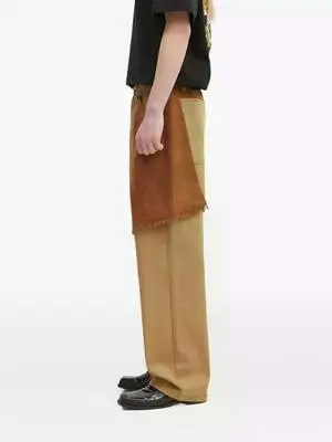 Andersson Bell Fringe-detail Straight Leg Jeans