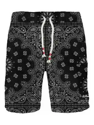 MC2 SAINT BARTH Paisley-print Drawstring Shorts