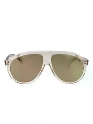 Moncler Moncler Eyewear Pilot-Frame Sunglasses Neutrals