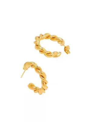 VANINA Fusilli Twisted Hoop Earrings