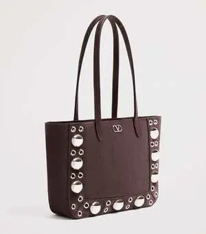 Valentino Garavani Mini Nellcôte Tote Bag - Brown