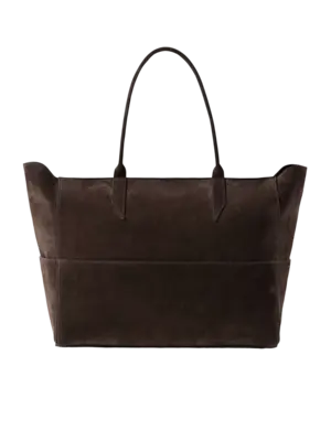 METIER Incognito Small Paneled Tote Chocolate
