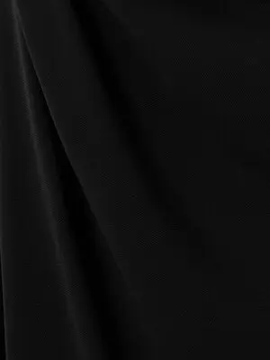 Versace Embellished Draped Crepe-jersey Mini Dress