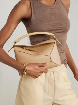 Loewe Puzzle Edge Small Leather Shoulder Bag