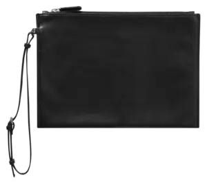 THE ROW Leather Wristlet Pouch