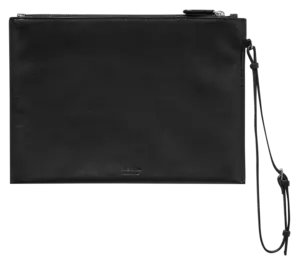 THE ROW Leather Wristlet Pouch