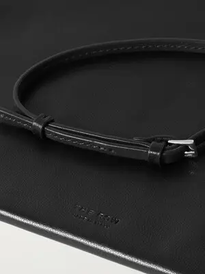 THE ROW Leather Wristlet Pouch