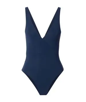 LIDO Trentaquattro Wrap-effect Swimsuit - Navy