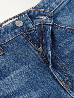 Khaite Viv High-rise Slim-leg Jeans - Blue