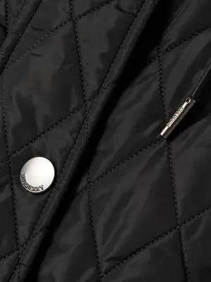 Burberry Hooded Quilted Shell Jacket