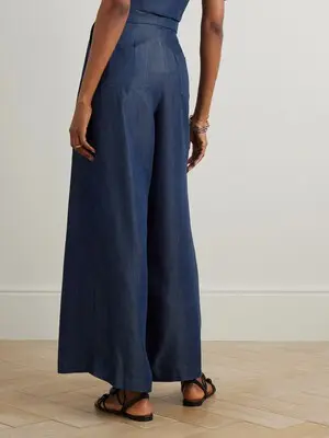 ANDRES OTALORA Plenitud Pleated Wide-leg Pants