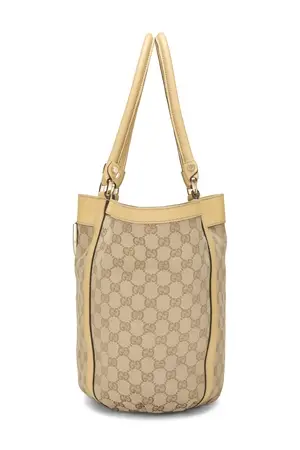 Gucci Original Gg D-ring Abbey Tote - Yellow
