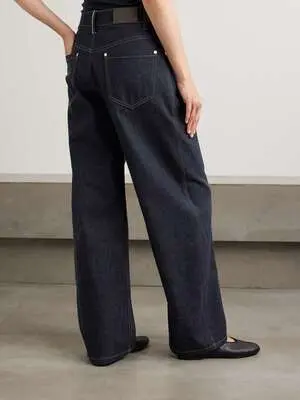 Brunello Cucinelli Wide-leg Jeans - Dark Denim