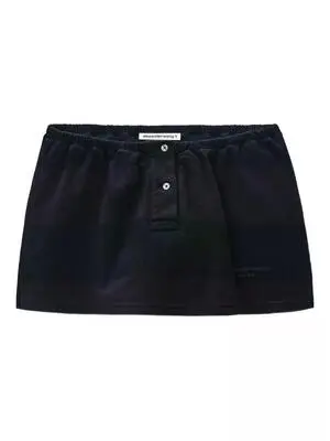 Alexander Wang Elasticated-waist Miniskirt - Black
