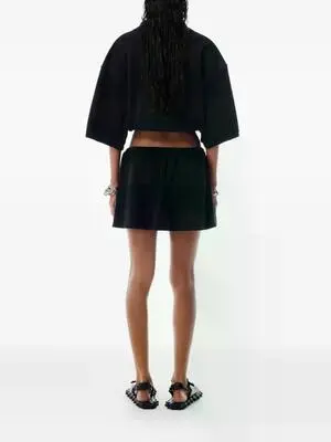Alexander Wang Elasticated-waist Miniskirt - Black