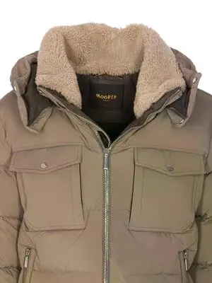 MOORER Padded Detachable-hood Jacket