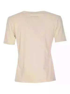 JEAN PAUL GAULTIER Logo-print Crew-neck T-shirt - Neutrals
