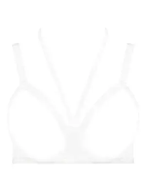 MAISON CLOSE Pure Tentation Harness Bra - White