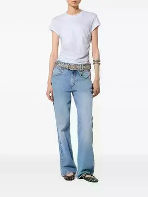 Isabel Marant Étoile Gathered Short-sleeve T-shirt - White