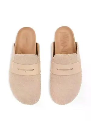 JW Anderson Felt Mules With Moulded Footbed